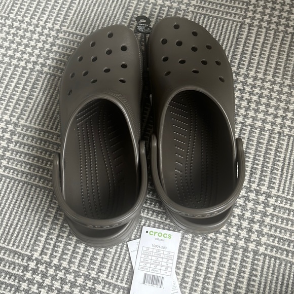 CROCS | Shoes | Mens Classic Crocs Chocolate New | Poshmark